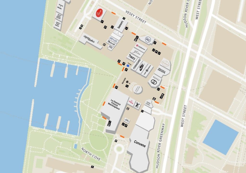 BrookField Place Map Directory