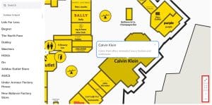 Woodbury Common Premium Outlets Directory Map (Shops & Stores)